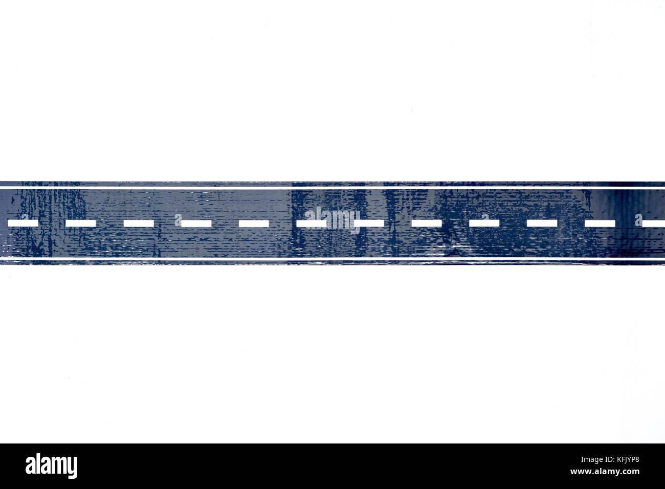 A studio photo of a lined road Stock Photo - Alamy