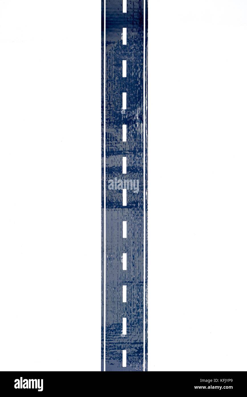 A studio photo of a lined road Stock Photo - Alamy