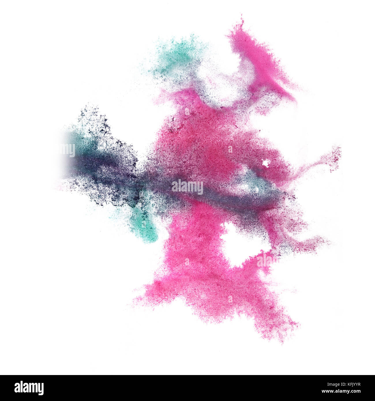 paint splash lilac, pink ink blot and white abstract art brushe Stock ...