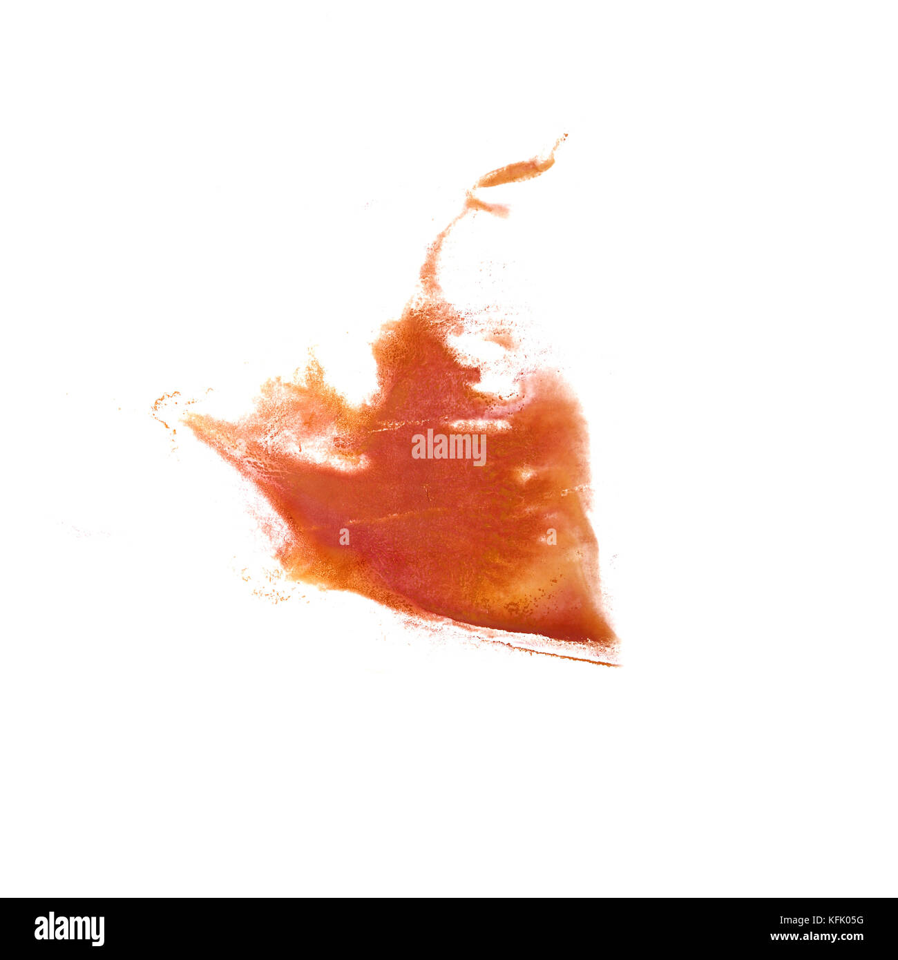 abstract The brown drawing stroke ink watercolor brush water col Stock ...