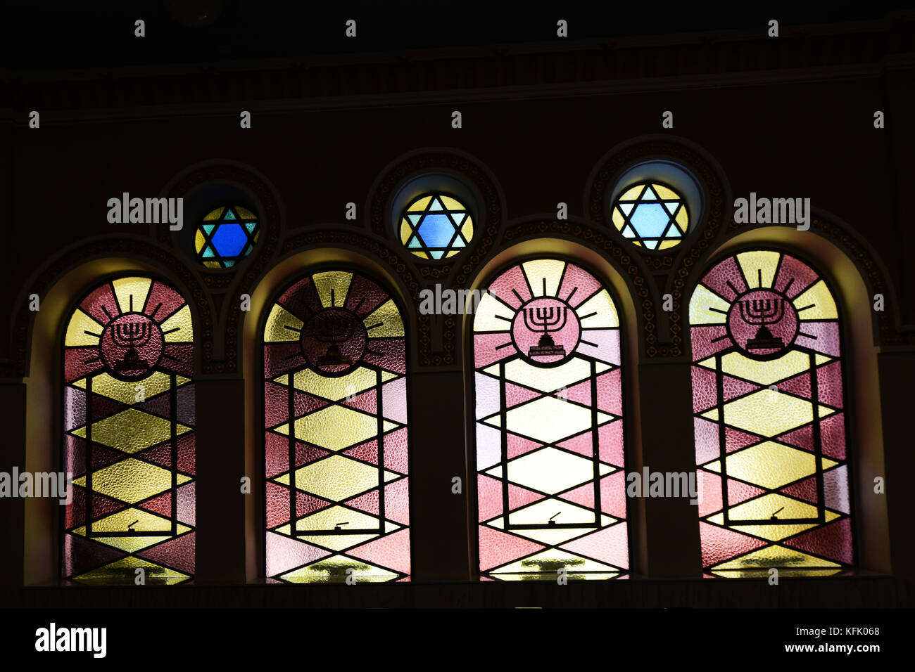 The beautiful Synagogue in Thessaloniki, Greece Stock Photo - Alamy