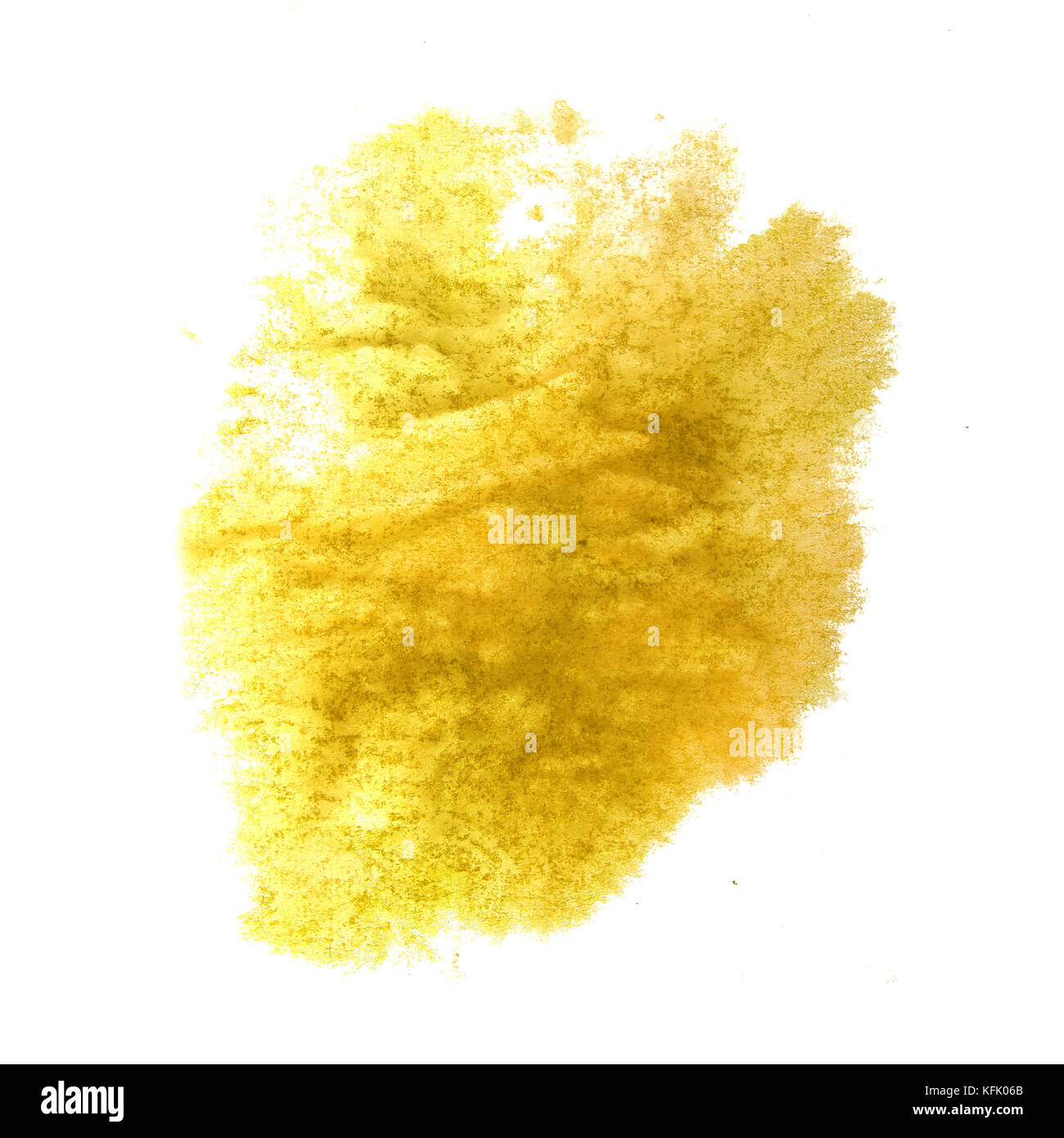 macro The yellow spot blotch texture isolated on a white backgr Stock ...