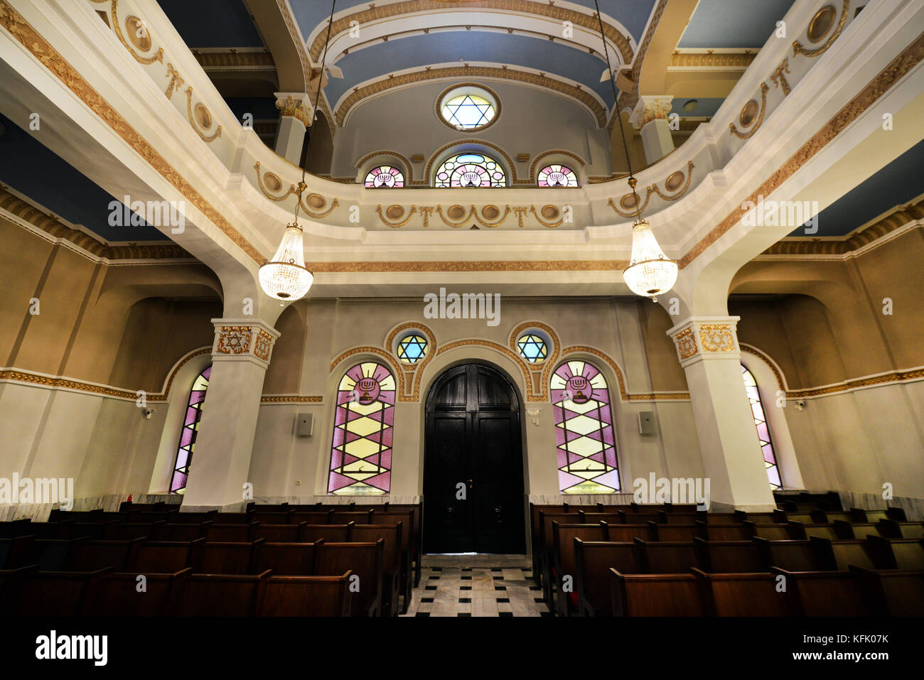 The beautiful Synagogue in Thessaloniki, Greece Stock Photo - Alamy