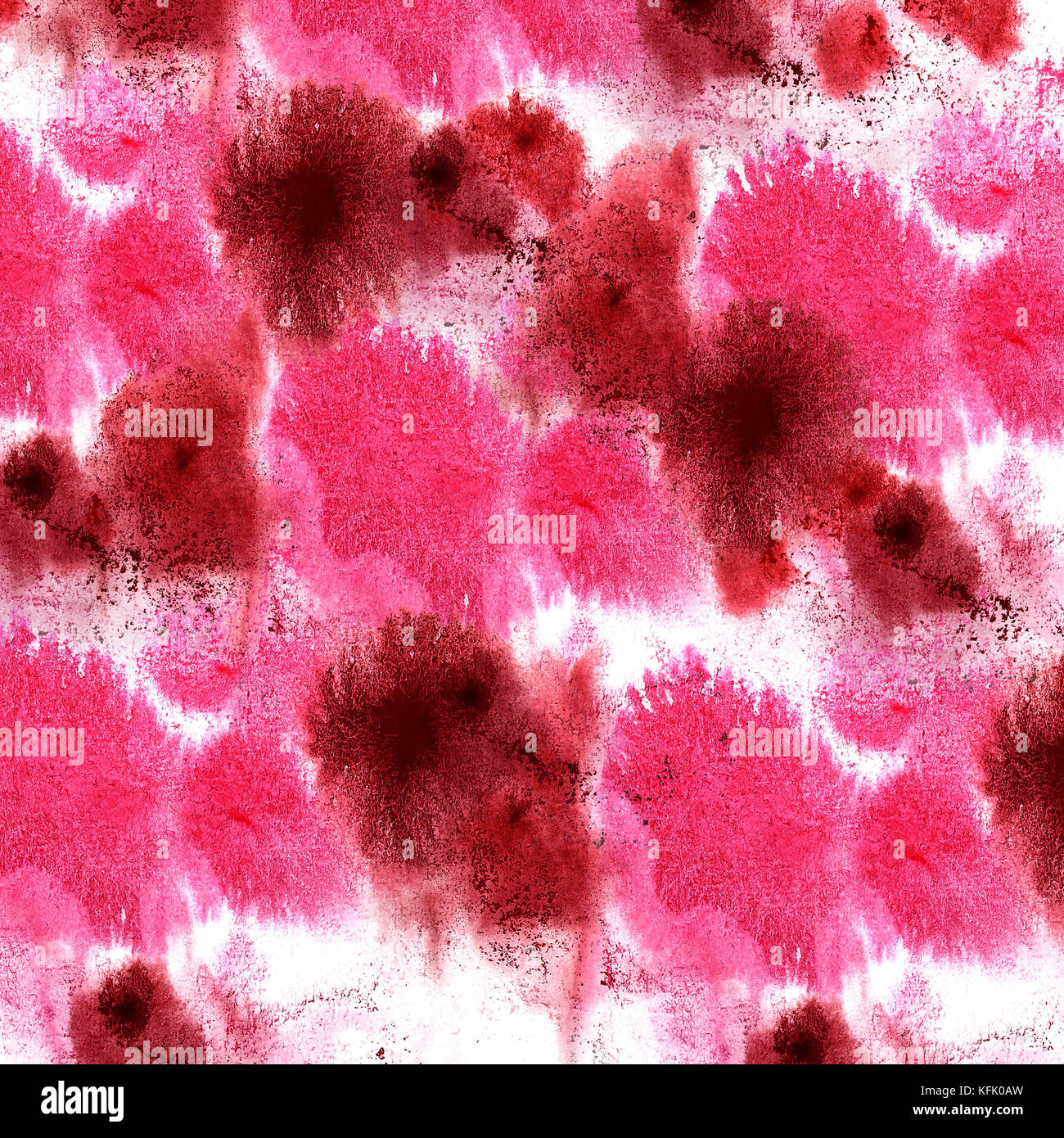 paint splash ink pink, cherry blot and white abstract art brus Stock ...