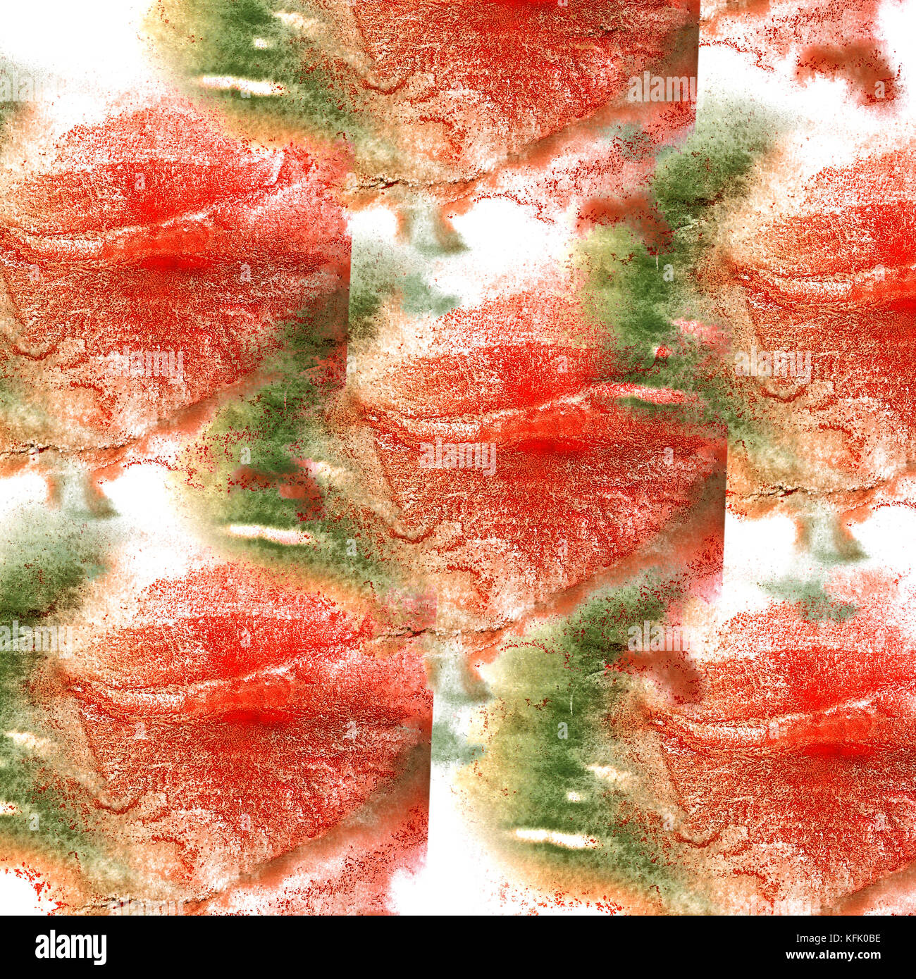 paint splash ink red, green, yellow blot and white abstract ar Stock ...