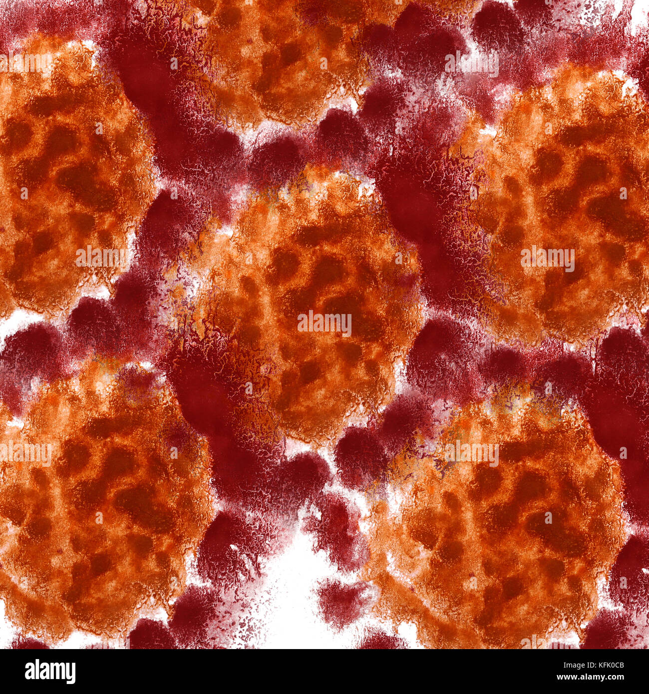 paint splash brown, cherry ink blot and white abstract art brus Stock ...