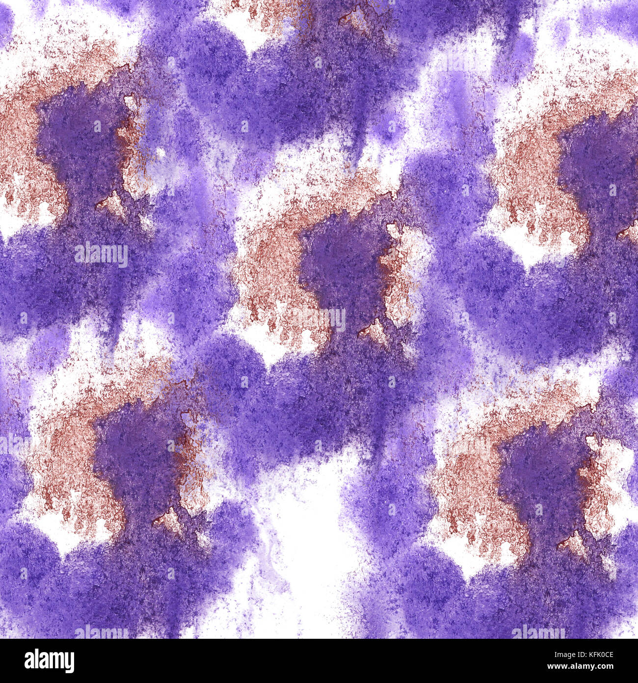 paint splash brown, purple ink blot and white abstract art brus Stock ...