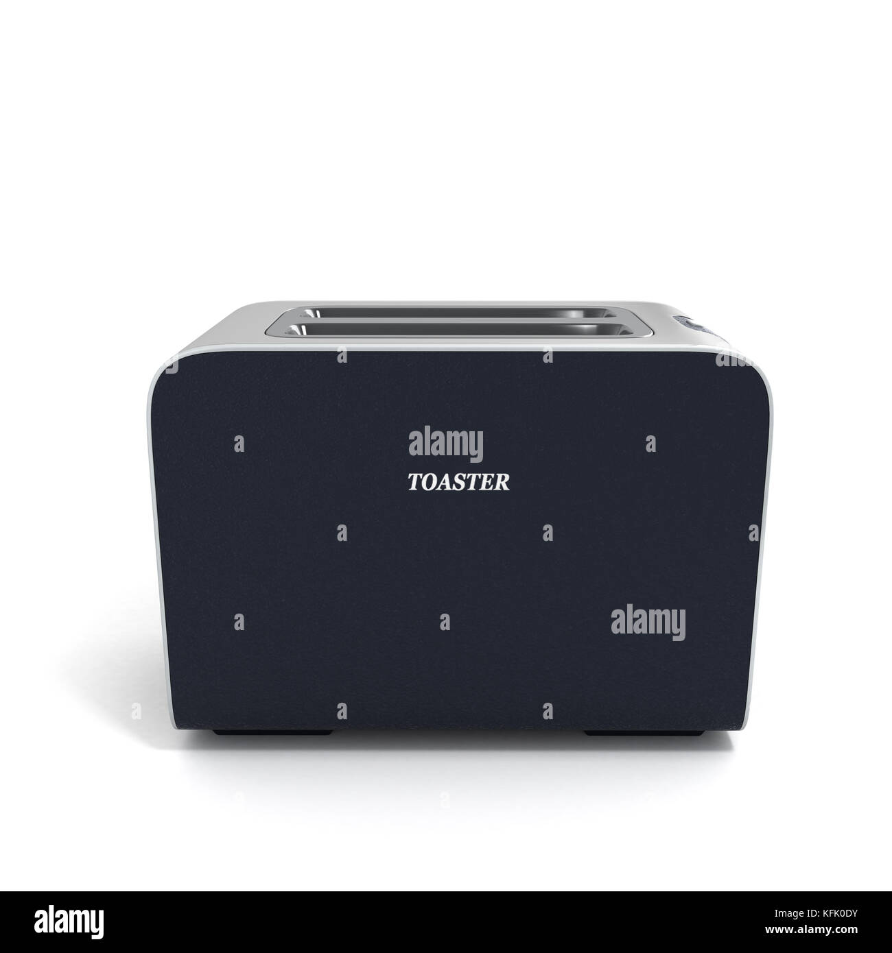 3d rendering of modern empty toaster isolated on white background Stock ...