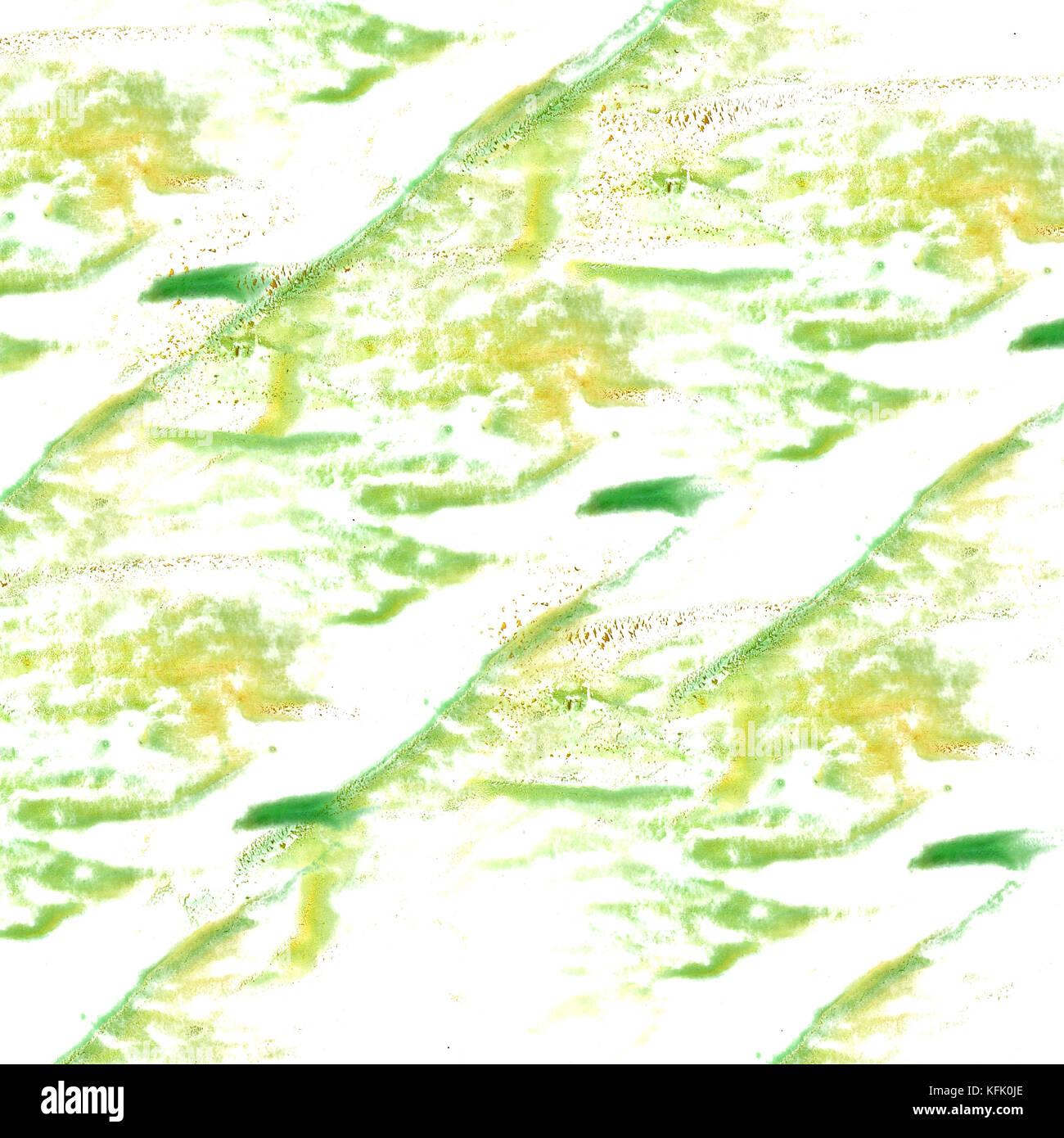 macro Yellow, green spot blotch texture isolated on a white bac Stock ...