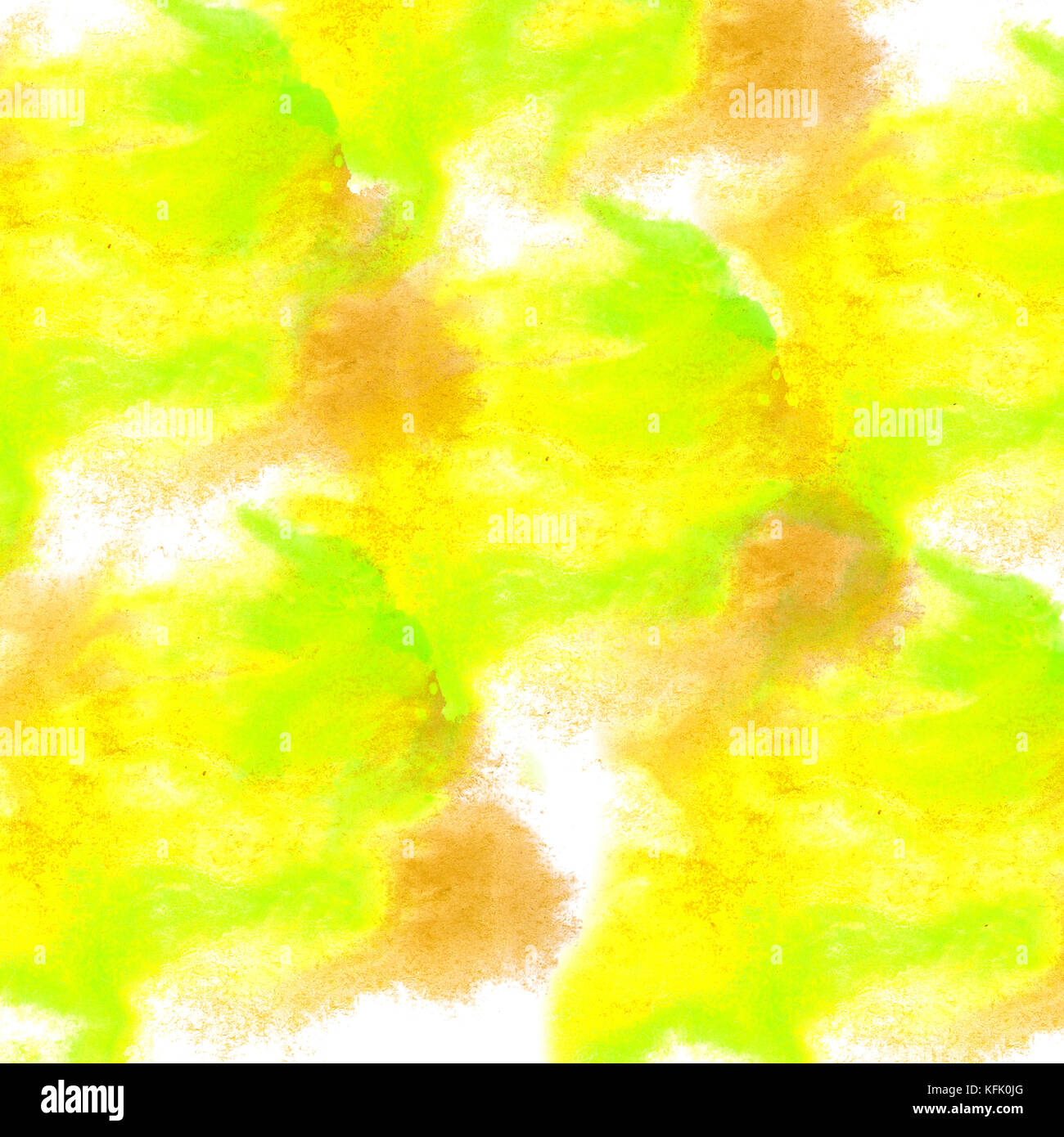 macro Yellow, green spot blotch texture isolated on a white back Stock ...