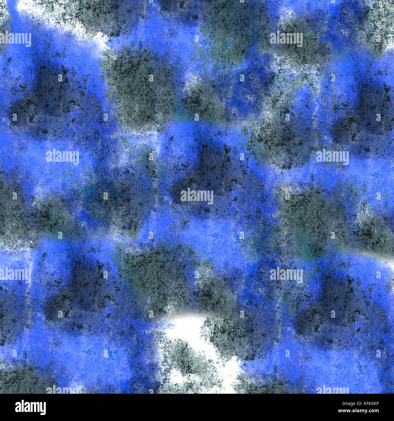 abstract Dark blue, black isolated watercolor stain raster illus Stock ...