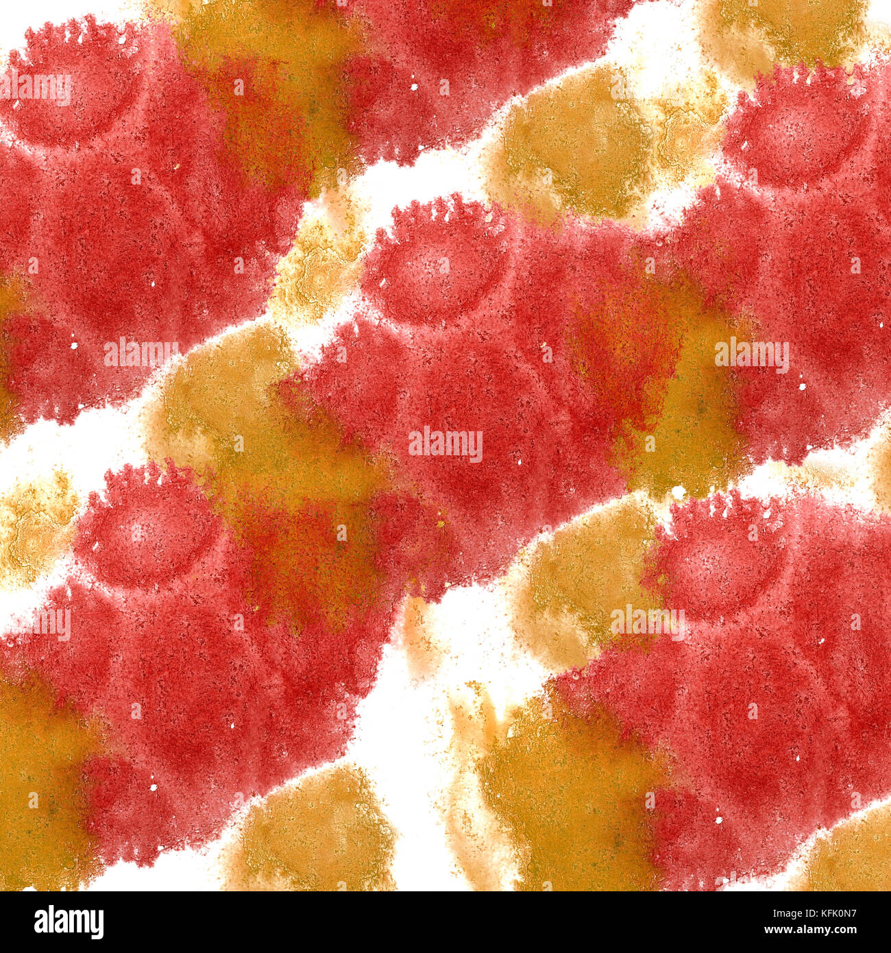 abstract isolated Red, brown watercolor stain raster illustratio Stock ...