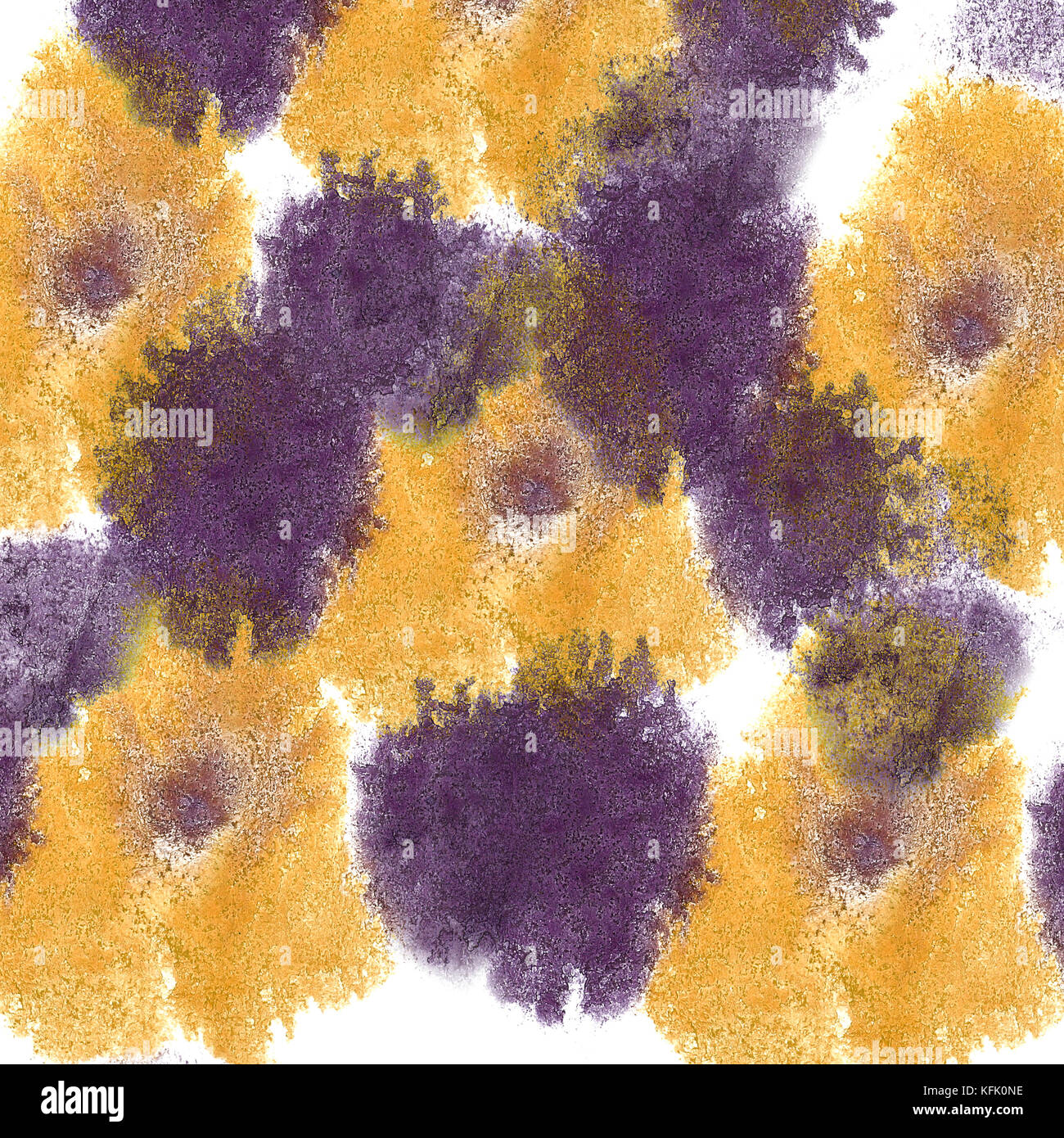 abstract isolated Yellow, violet watercolor stain raster illustr Stock ...