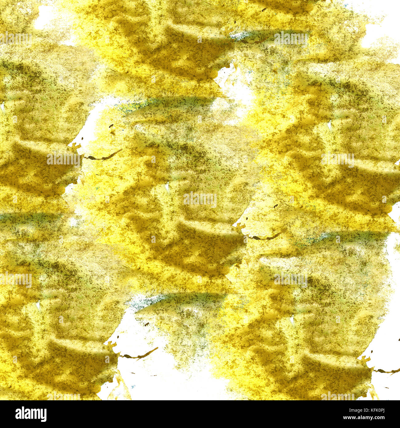 macro spot blotch Yellow, brown texture isolated on a white bac Stock ...