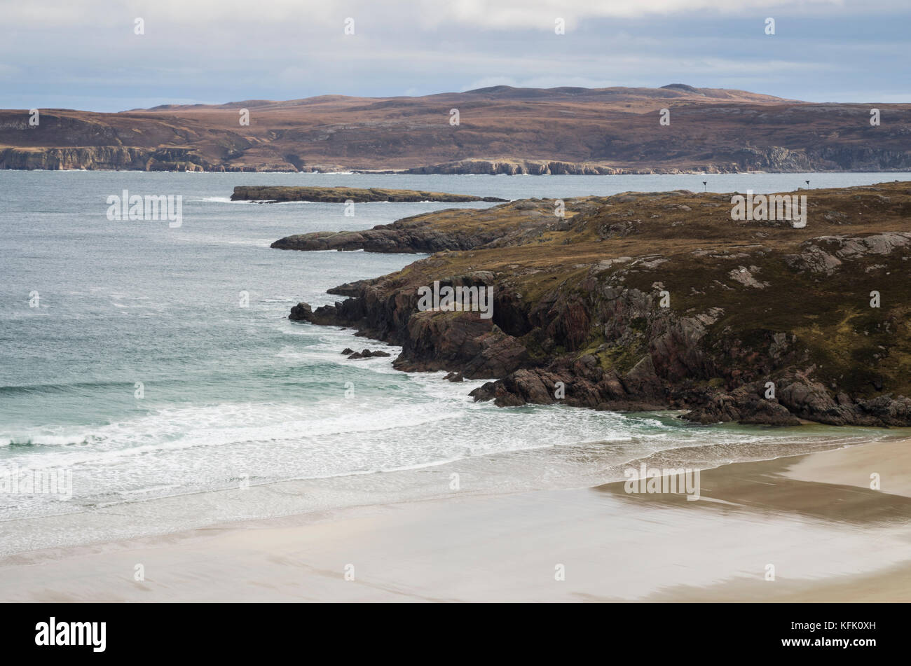 Sango Bay, North Coast of Sutherland, Scottish Highlands, Scotland ...