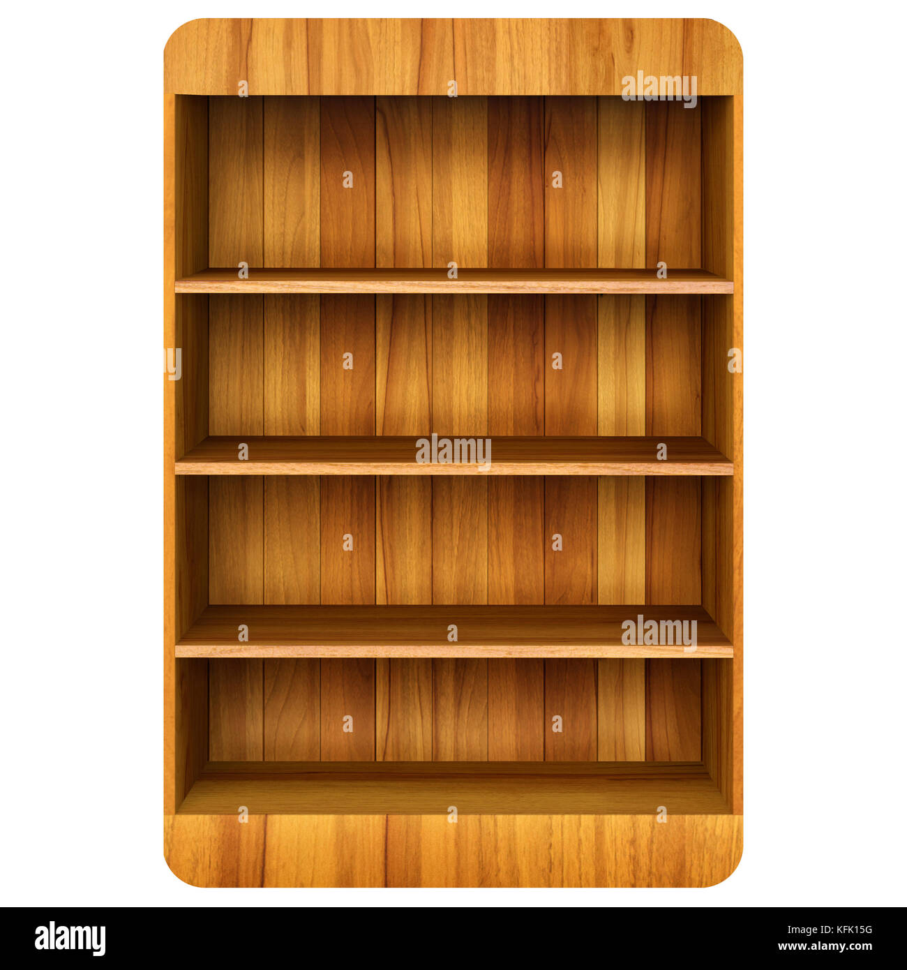 3d wooden book shelf hi-res stock photography and images - Alamy