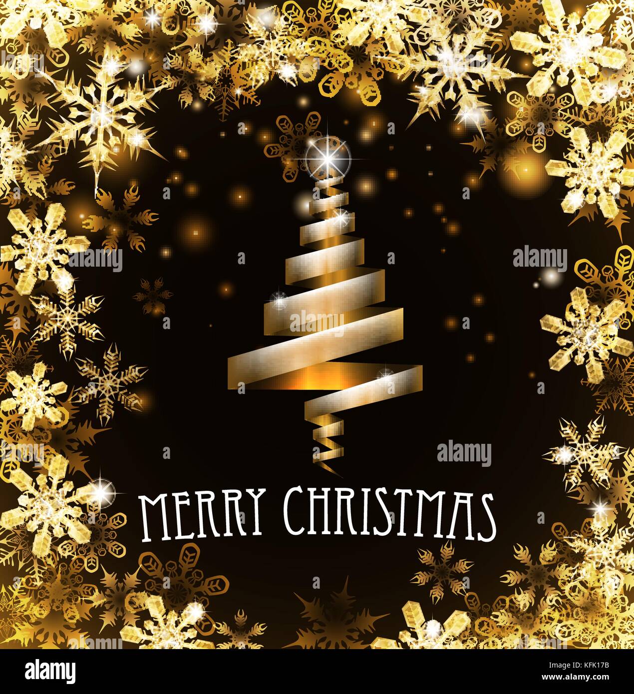 Gold at christmas Stock Vector Images - Alamy