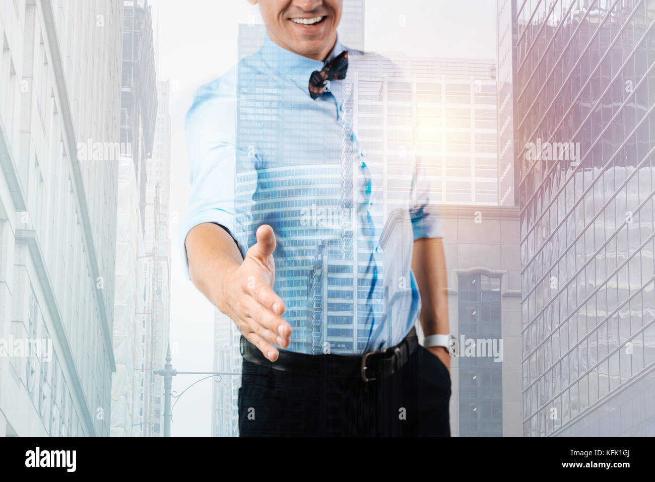 Close up of a hand being given to you Stock Photo - Alamy