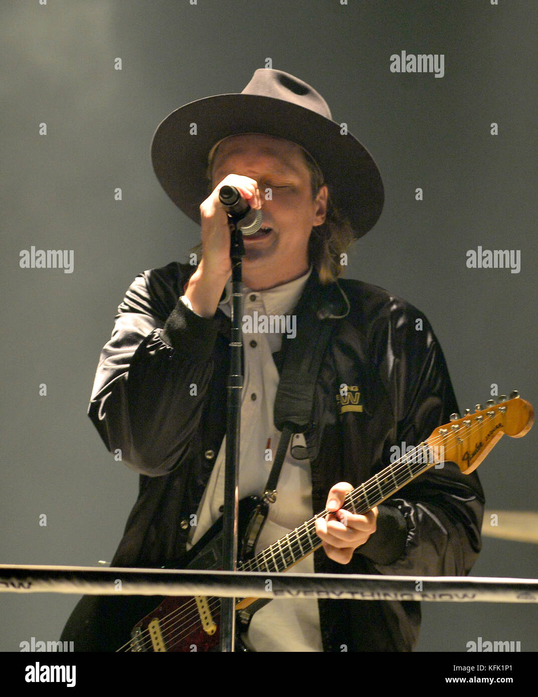 Arcade Fire performs at Watsco Center Featuring: Win Butler Arcade Fire ...