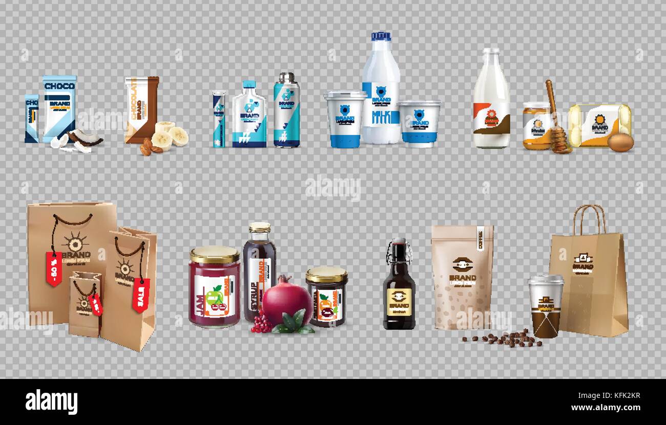 Bottles of jam Stock Vector Images - Alamy
