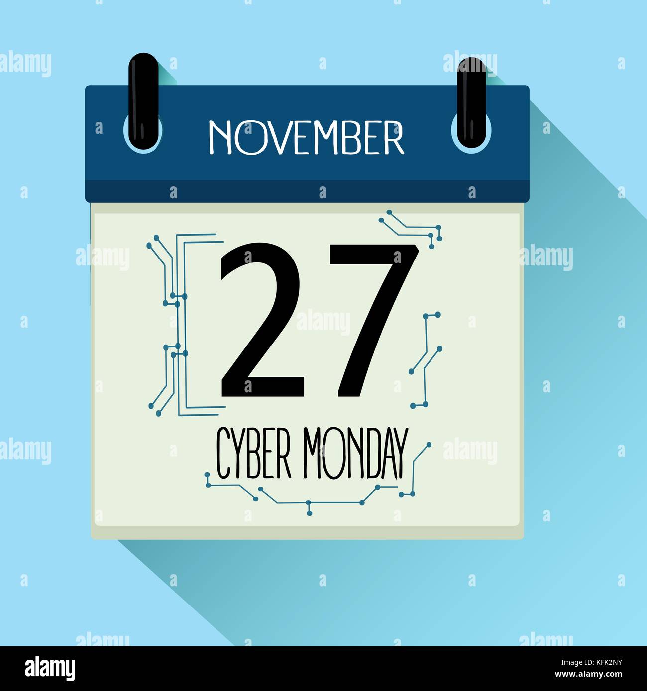 27 november calendar Stock Vector Images - Alamy