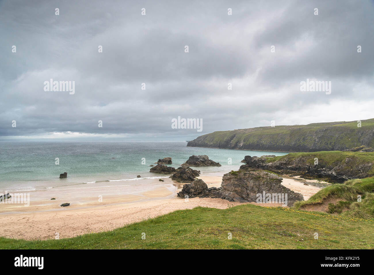 seascapes taken at Sango Sands beach in Durness Stock Photo - Alamy