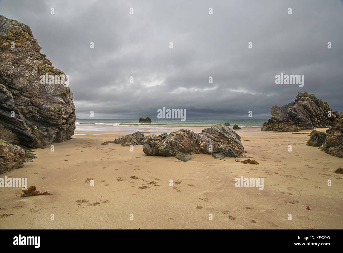 seascapes taken at Sango Sands beach in Durness Stock Photo - Alamy