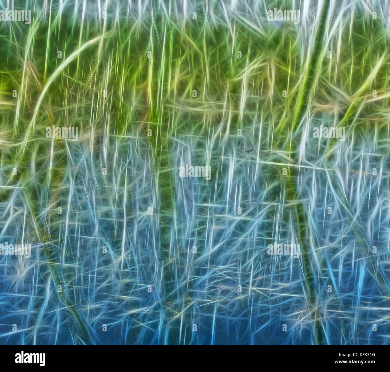 Abstract fractal light background. Generalization images of nature ...