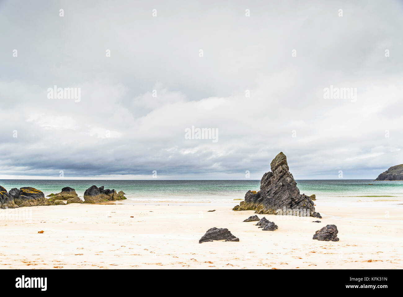 seascapes taken at Sango Sands beach in Durness Stock Photo - Alamy