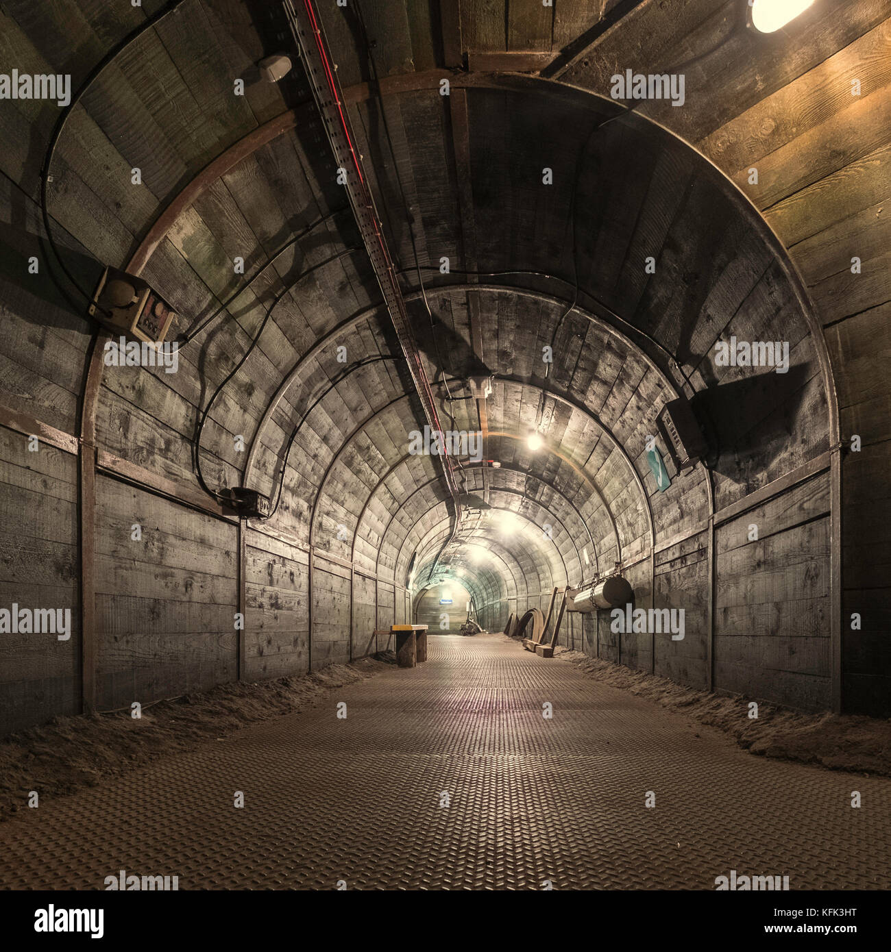 Underground coal face exhibition at the National Mining Museum at ...