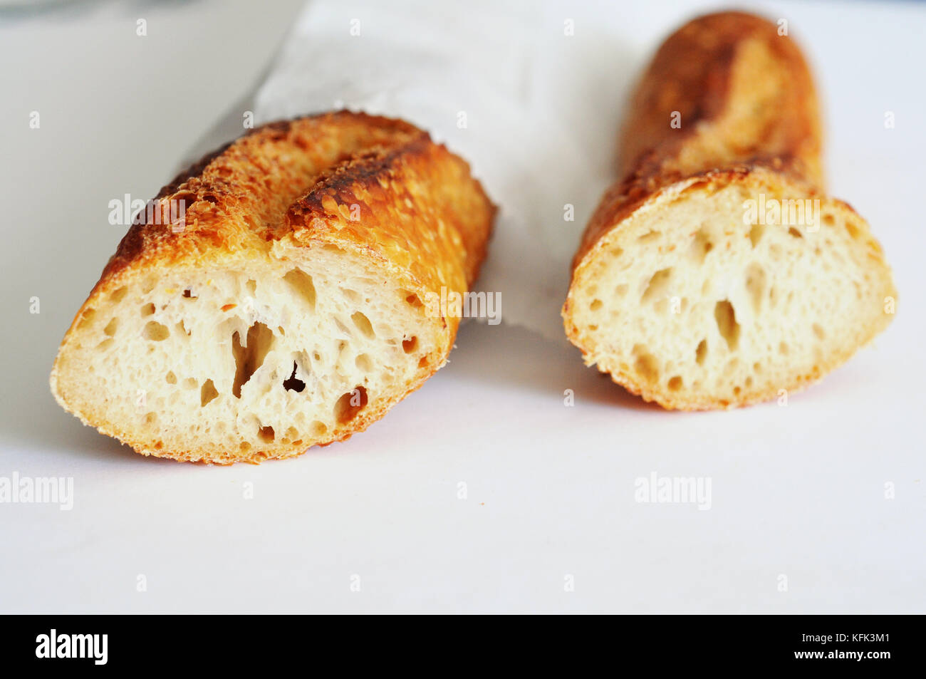 Fresh Baguette bread Stock Photo - Alamy