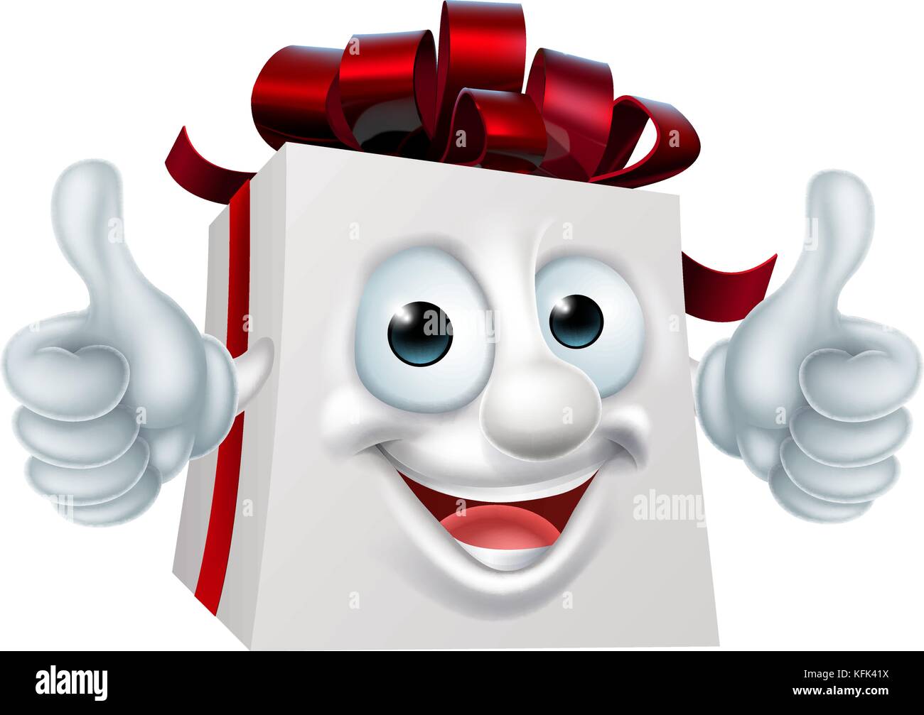 Christmas wrapped present paper Stock Vector Images - Alamy