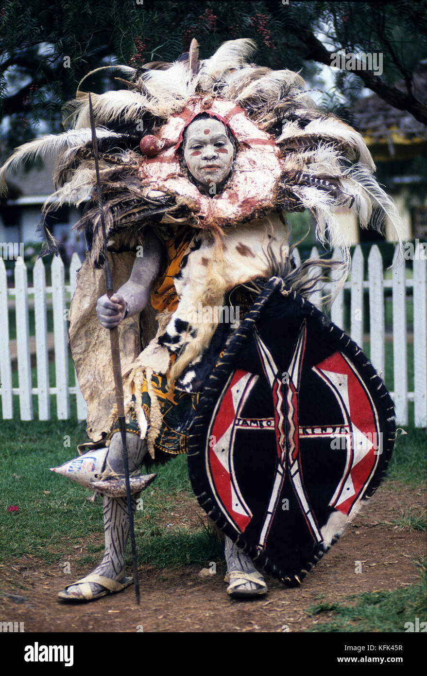 Round African Witch Doctor Masks