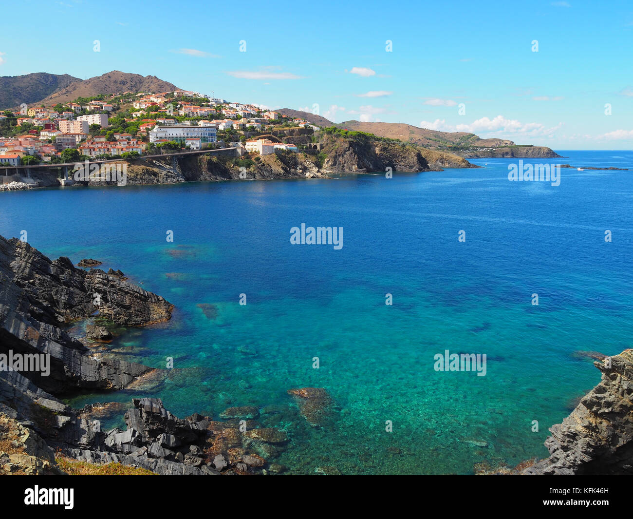 Cerbere village hi-res stock photography and images - Alamy