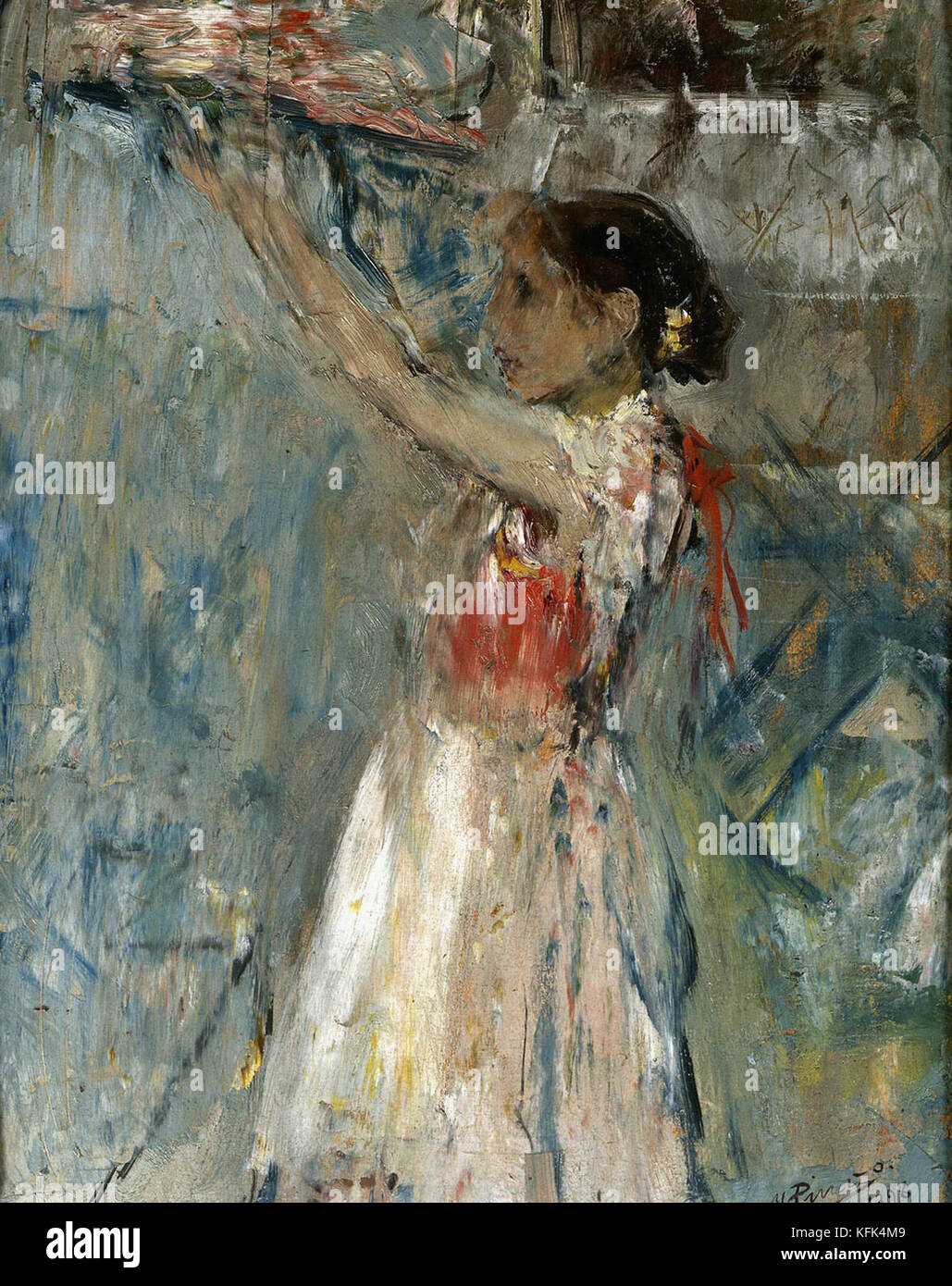 Ignacio Pinazo Camarlench Offering of Flowers Stock Photo - Alamy