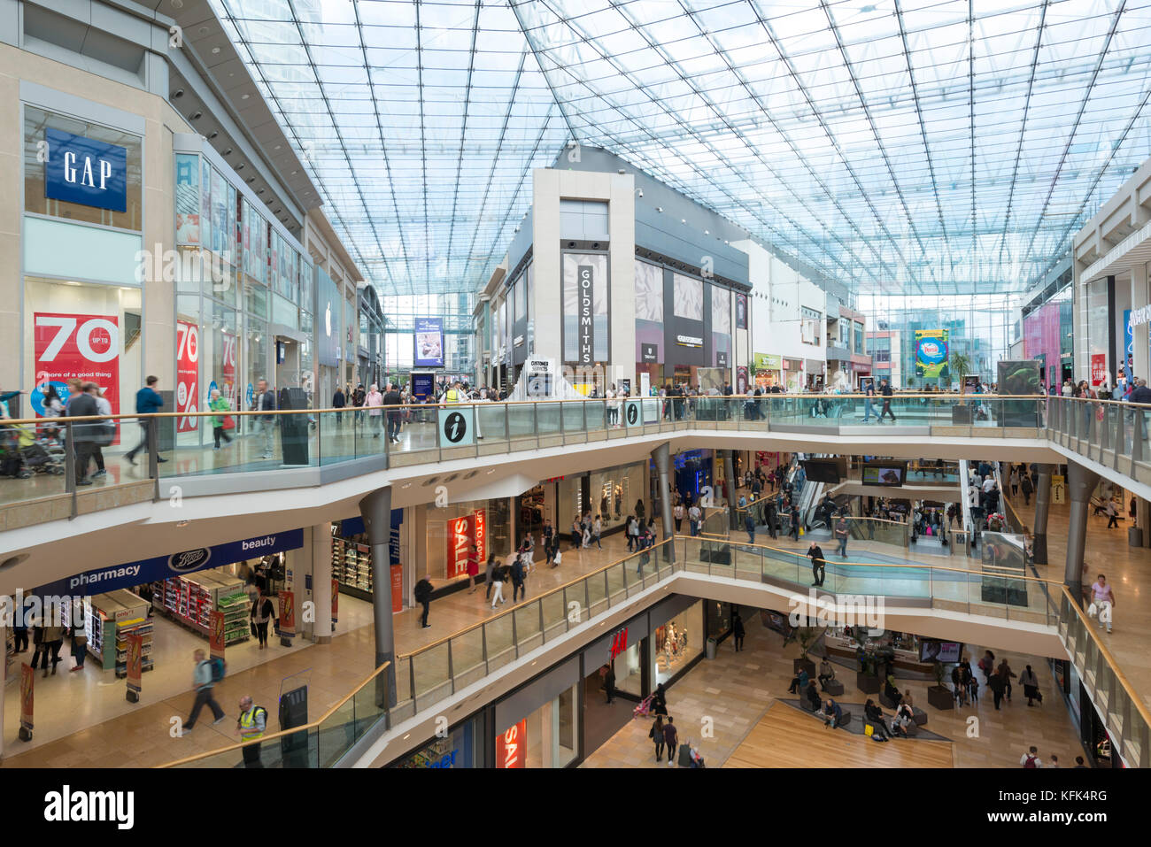 The Bullring Shopping Centre, Birmingham Stock Photo - Alamy