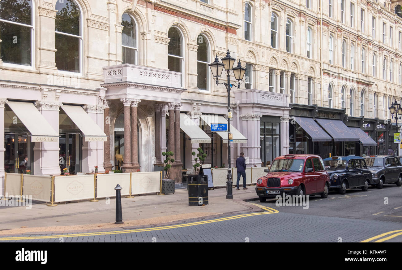Gusto, The Alchemist, Colmore Row, Birmingham Stock Photo - Alamy