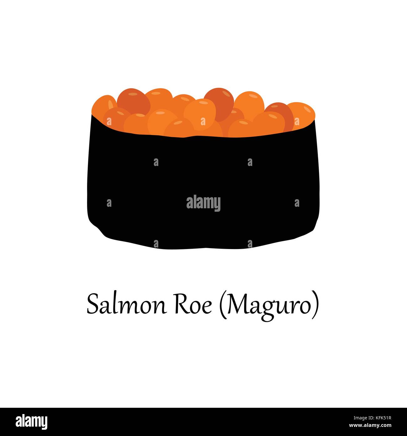 Flying fish roe Stock Vector Images - Alamy