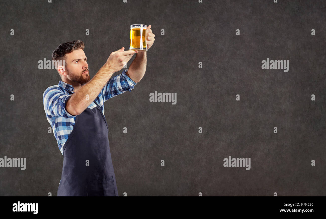 Beer in each hand hi-res stock photography and images - Alamy