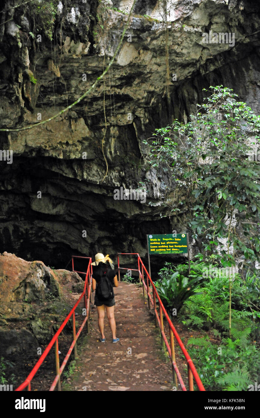 Sagada Cave Exploring, Philippines Stock Photo - Alamy