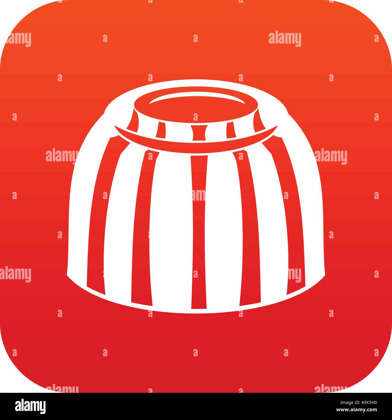Fruit jelly icon digital red Stock Vector Image & Art - Alamy