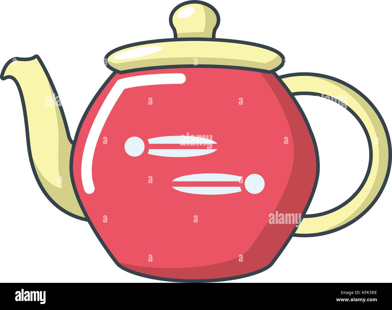 Teapot icon, cartoon style Stock Vector Image & Art - Alamy