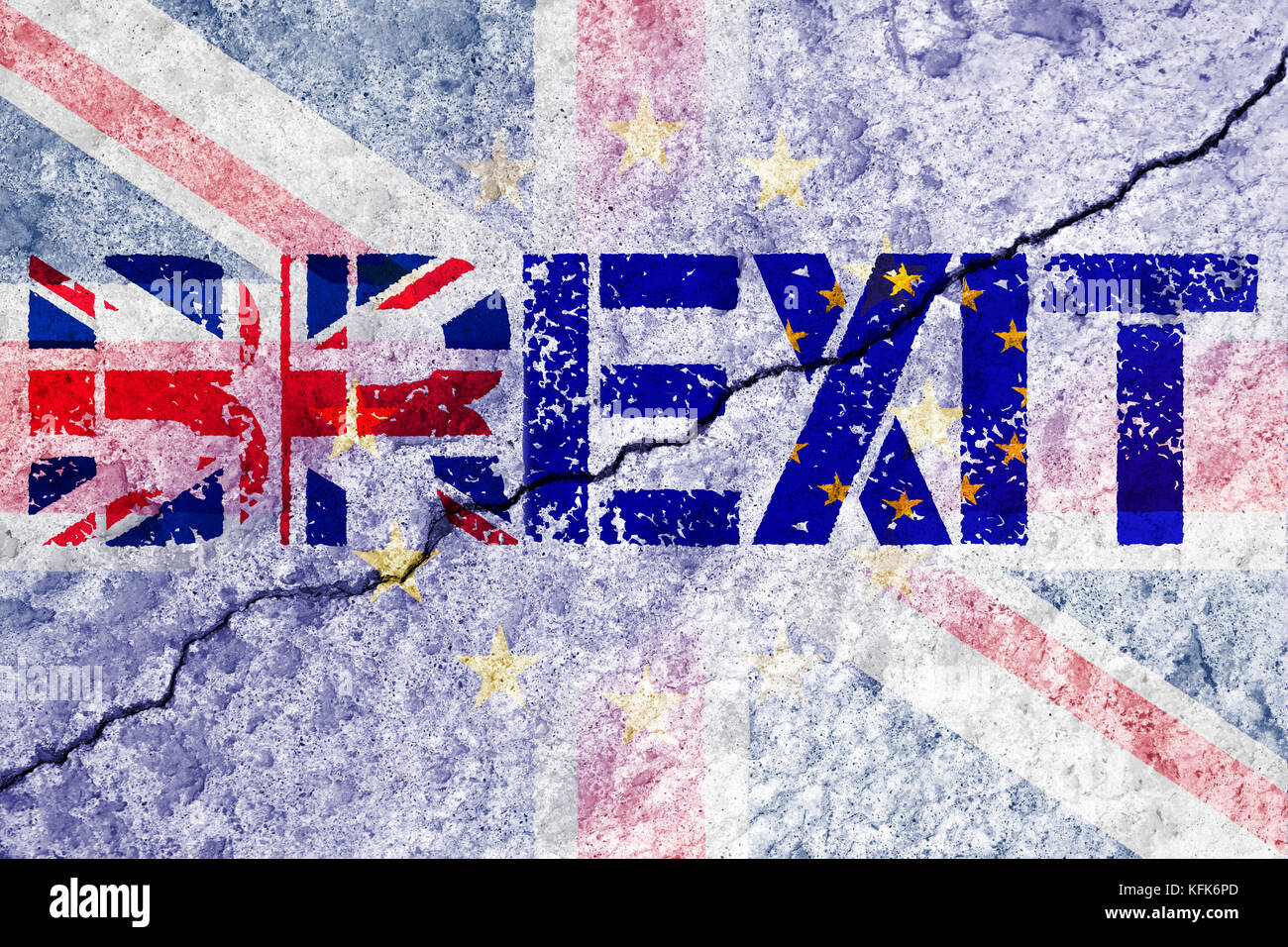 Broken euro flag hi-res stock photography and images - Alamy