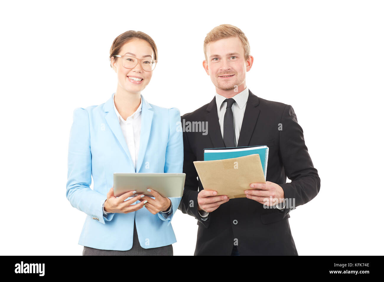 Business couple isolated hi-res stock photography and images - Alamy