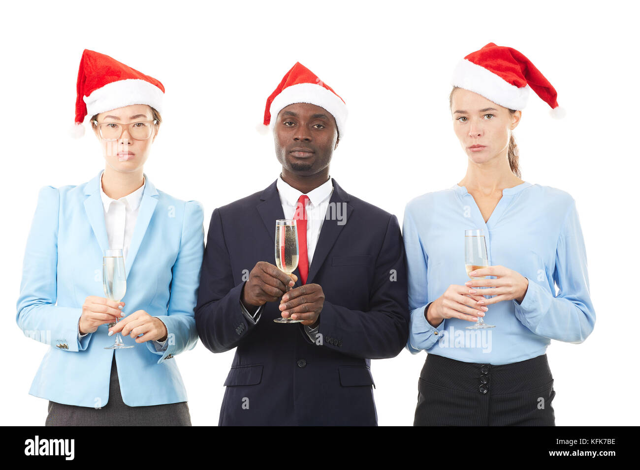 Office workers at Xmas party Stock Photo - Alamy