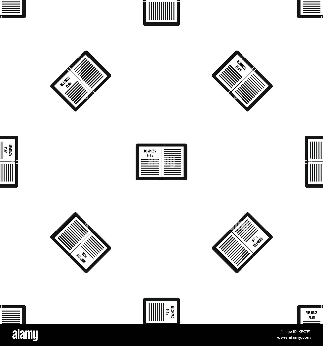 Business strategy plan pattern seamless black Stock Vector Image & Art ...