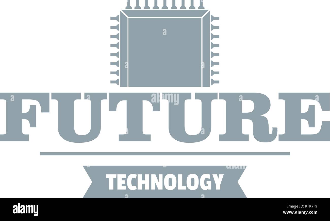 Future cpu logo, simple gray style Stock Vector Image & Art - Alamy