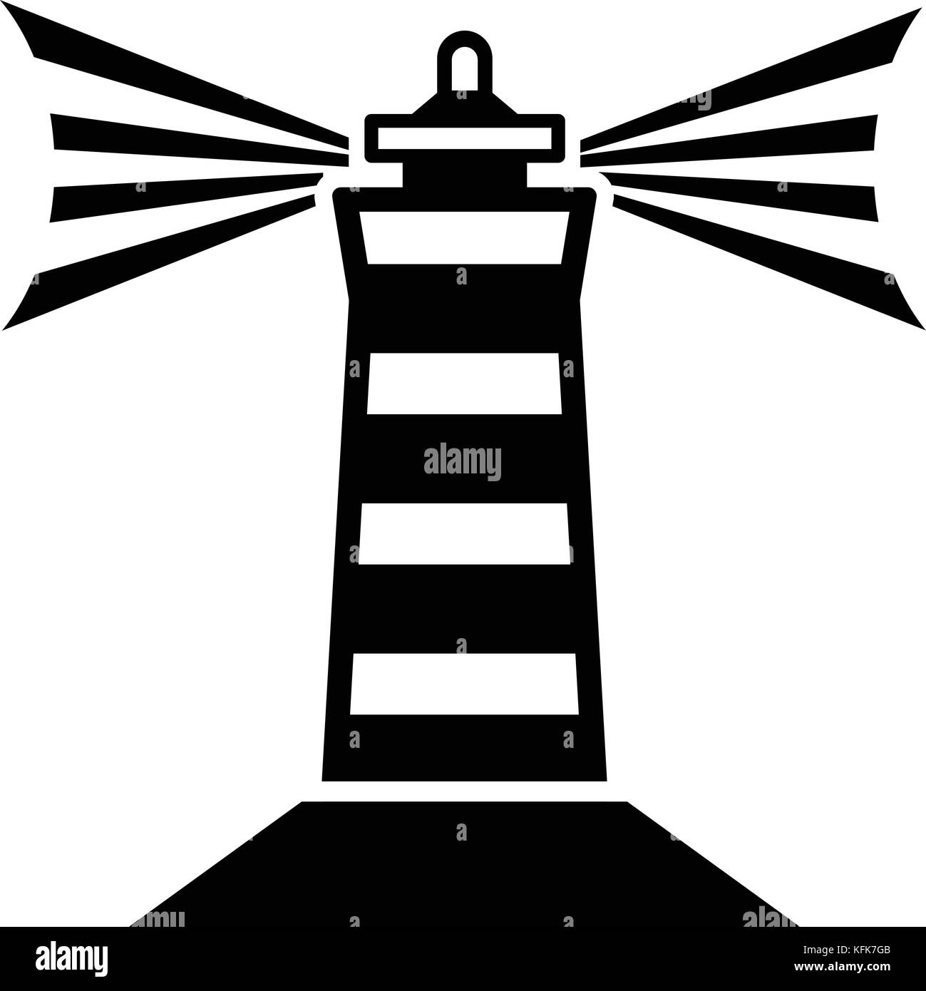 Lighthouse icon, simple style Stock Vector Image & Art - Alamy