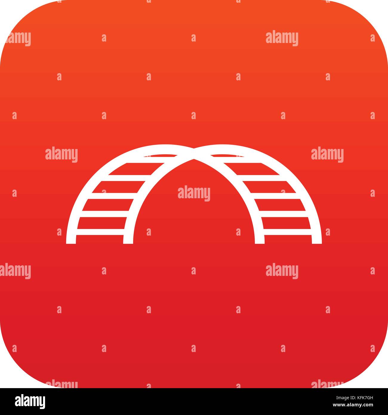 Climbing stairs icon digital red Stock Vector Image & Art - Alamy