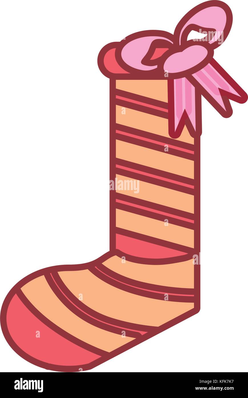 christmas boot vector illustration Stock Vector Image & Art - Alamy